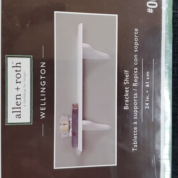 Allen + Roth | Wall Decor | Allen Roth Wellington Shelf 24in X 8in ...